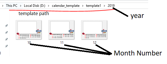 How to add new calendar templates? - Codnix Studio